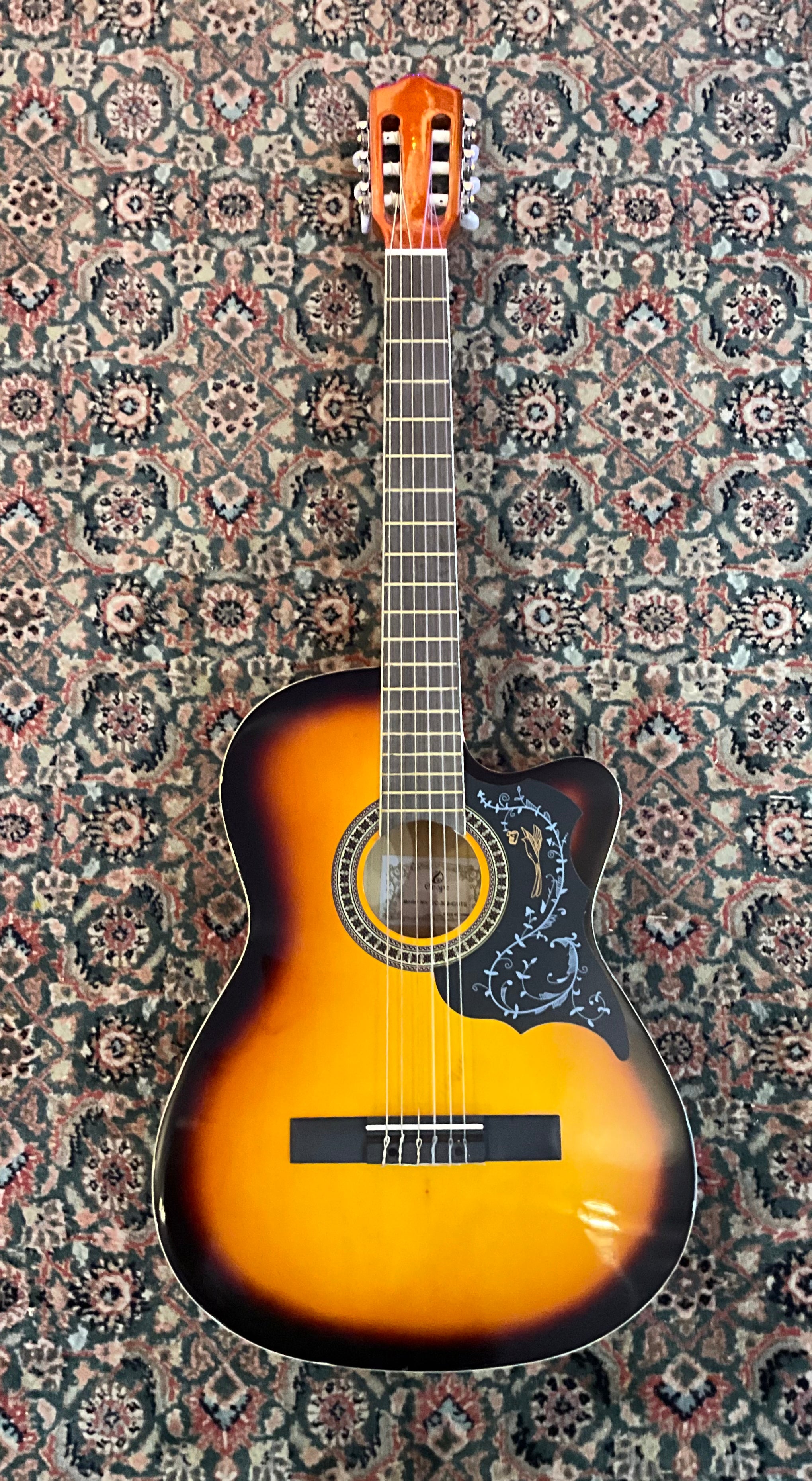 Grape Nylon String Burst – Galveston Guitar Lounge